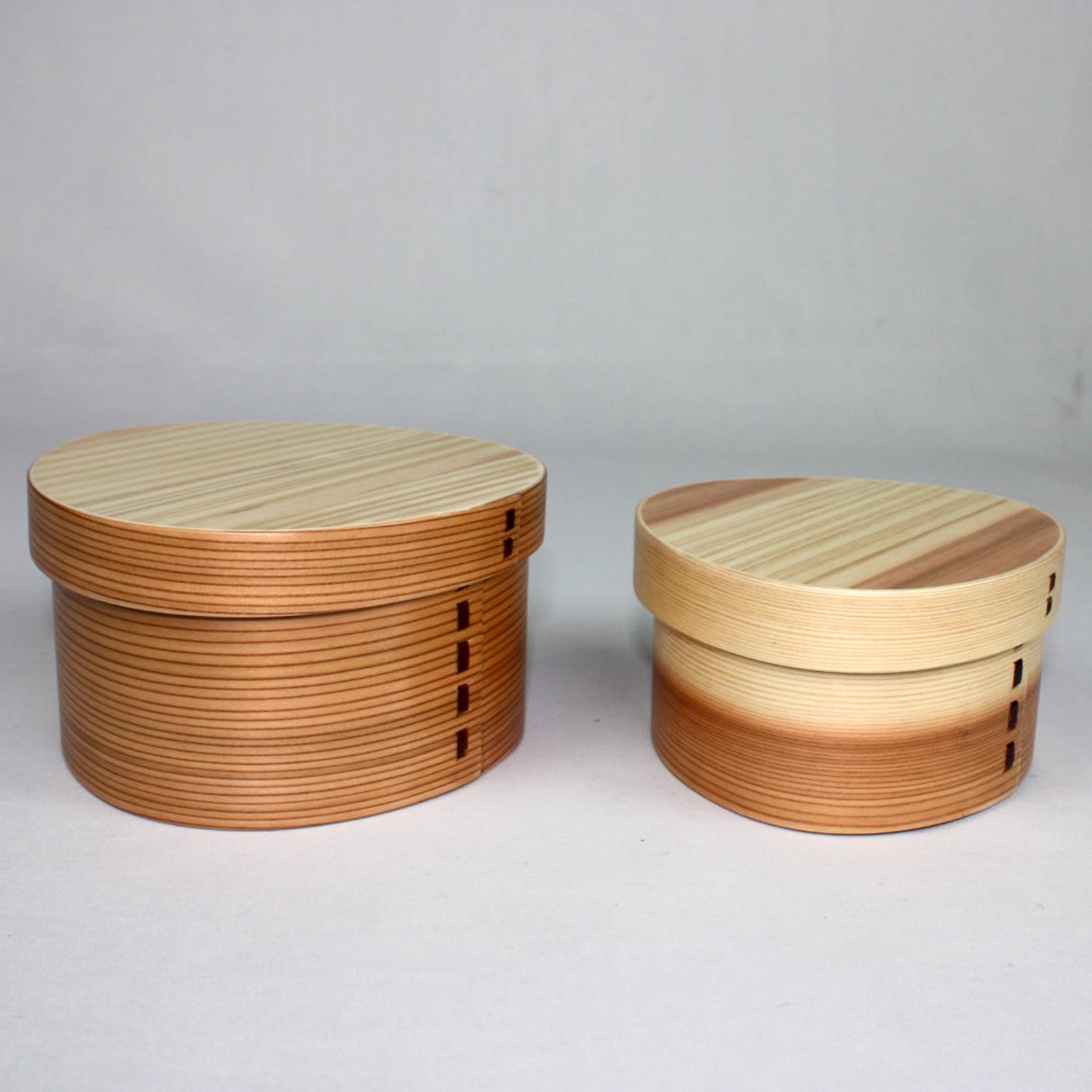 Set of 2 TRIANGULAR NATURAL Personalized Handmade Japanese Bento Lunch ...