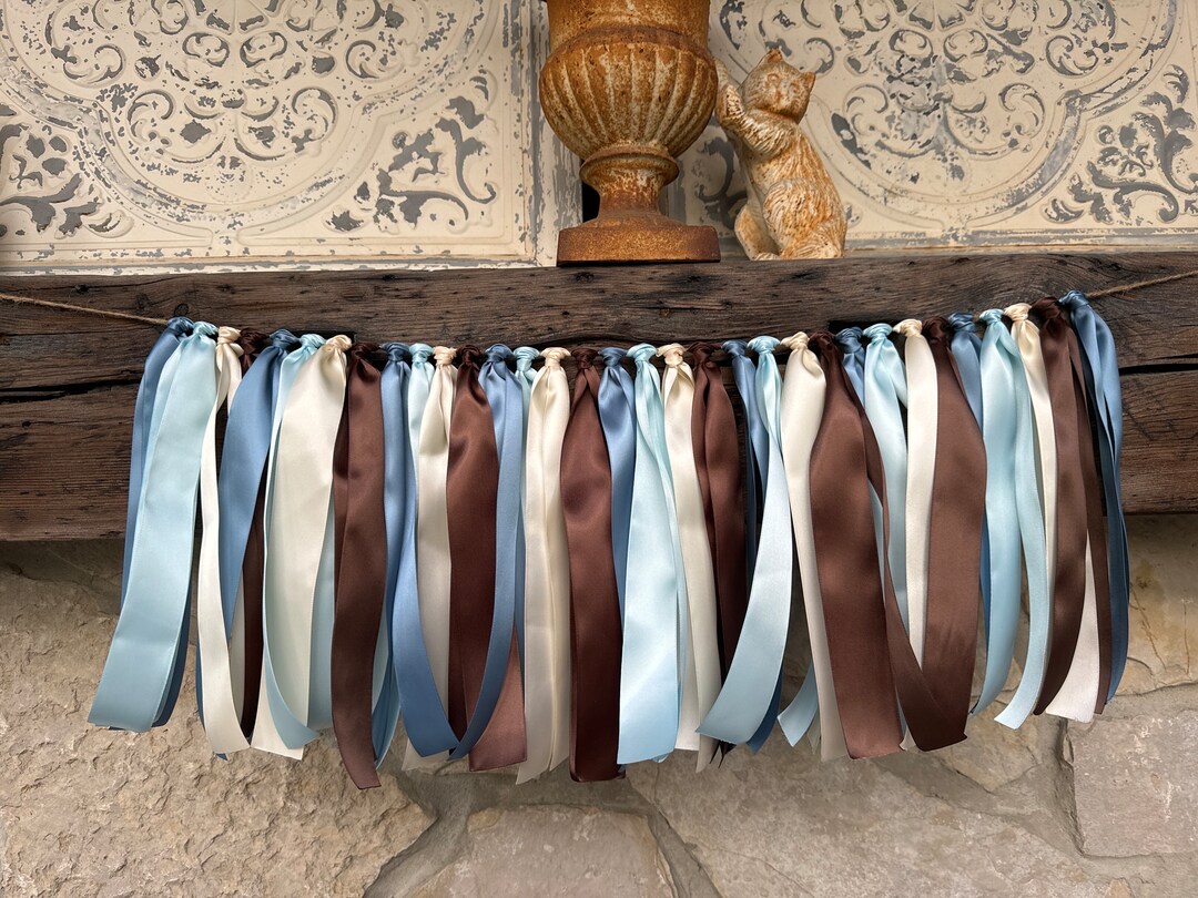 How the West Was One | Cowboy Ribbon Tassel Garland | Vintage Cowboy ...