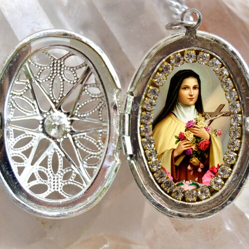 Jesus Christ Stainless Steel Locket Necklace | Etsy