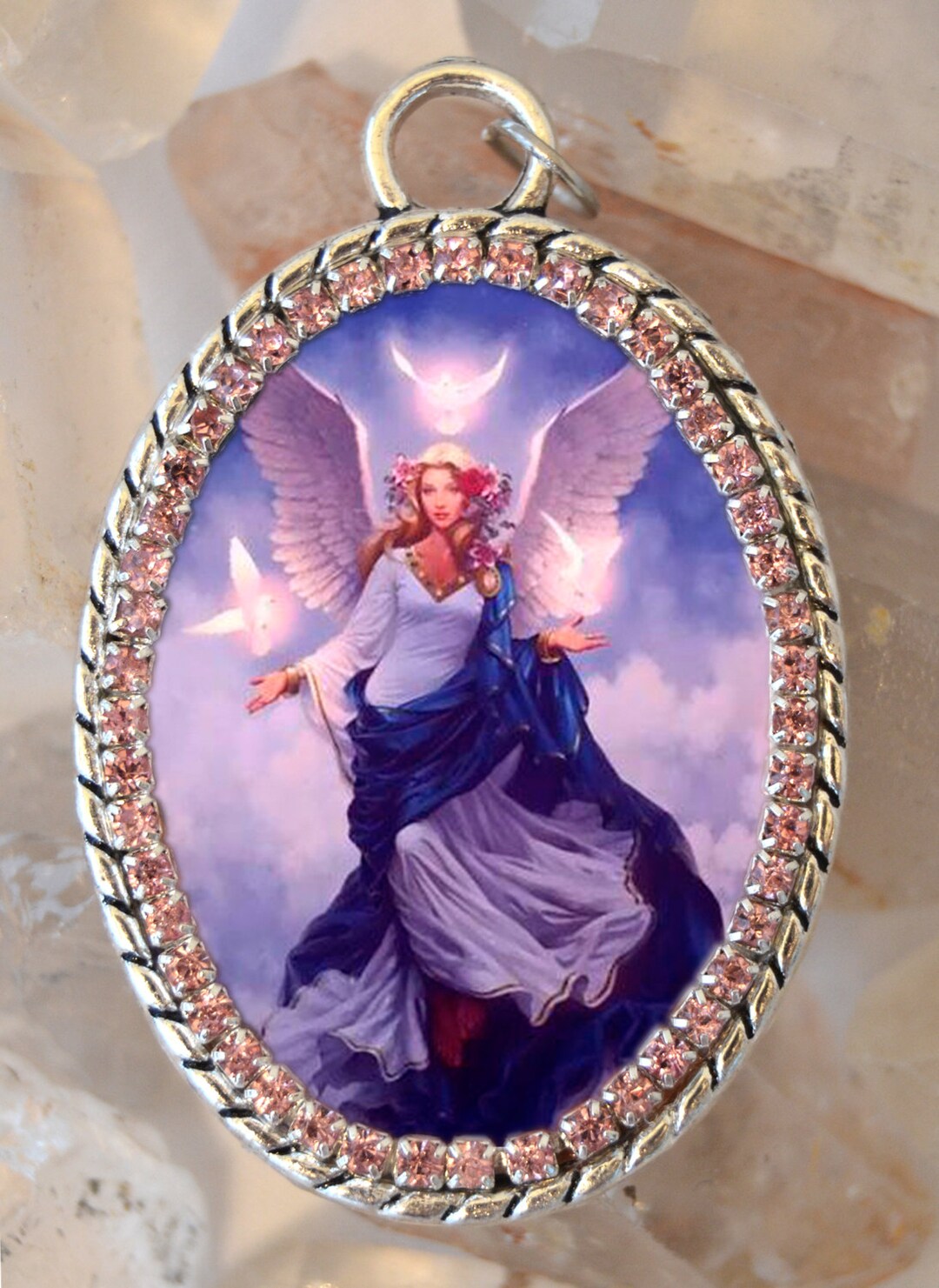 Guardian Angel Handmade Necklace Catholic Christian Religious Jewelry ...