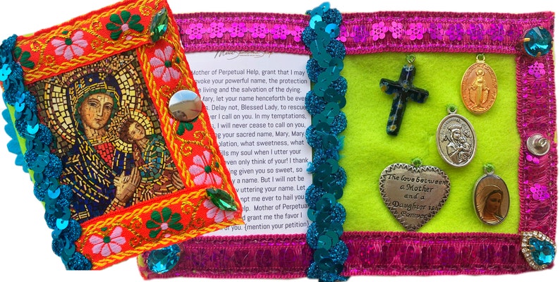 UNIQUE AMULET for Protection Our Lady of Perpetual Help - Etsy