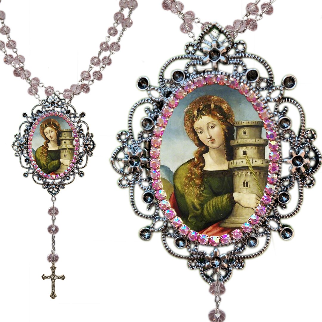 Saint Barbara Rosary; Patron Saint of Protection; Guardian of the Brave ...