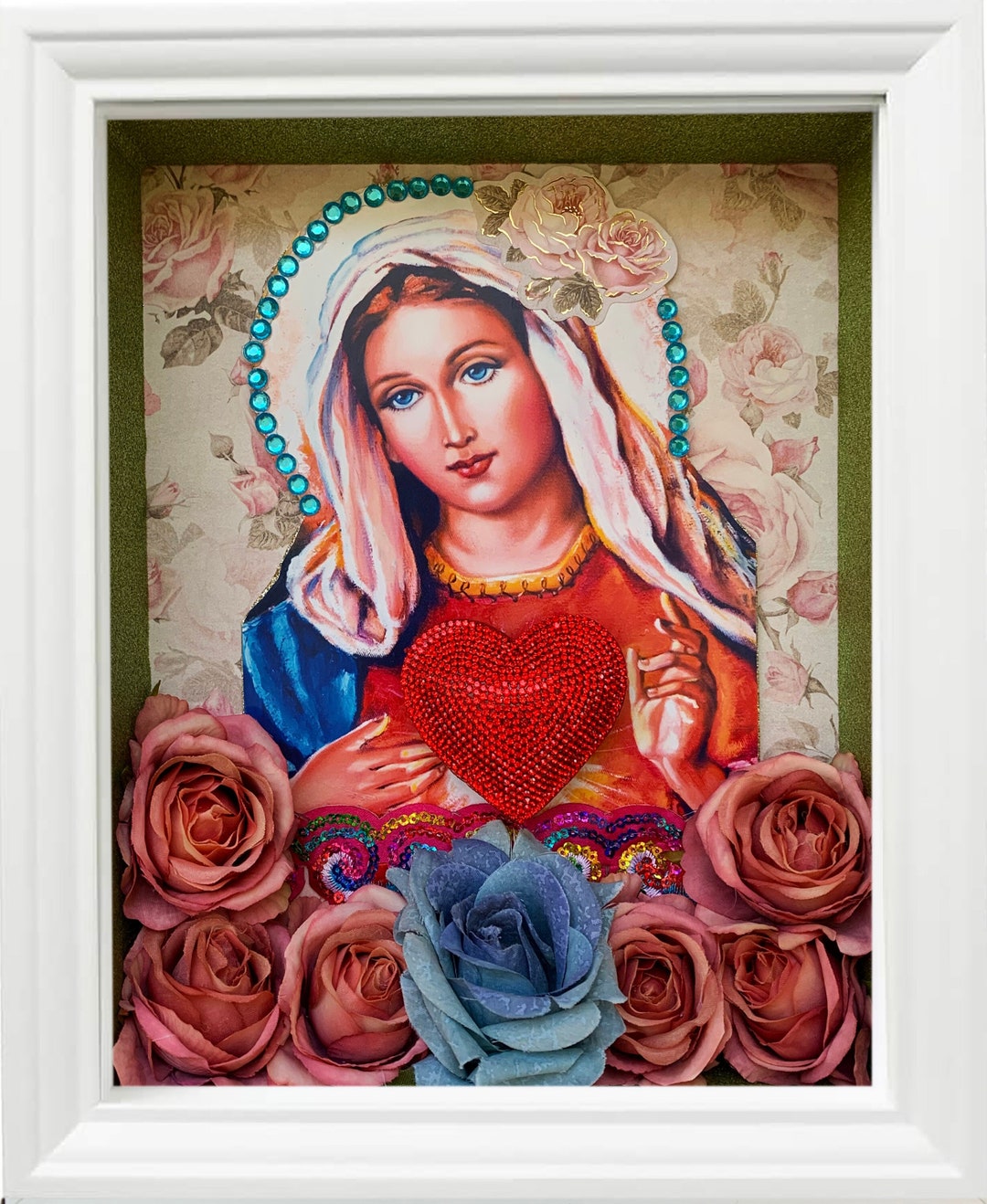 UNIQUE SHRINE Immaculate Heart of Mary, EXCLUSIVE Catholic Christian ...