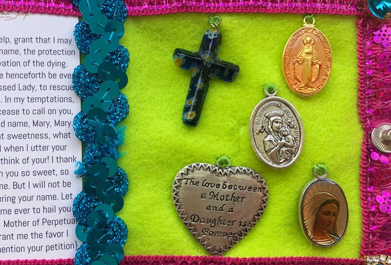 UNIQUE AMULET for Protection Our Lady of Perpetual Help - Etsy