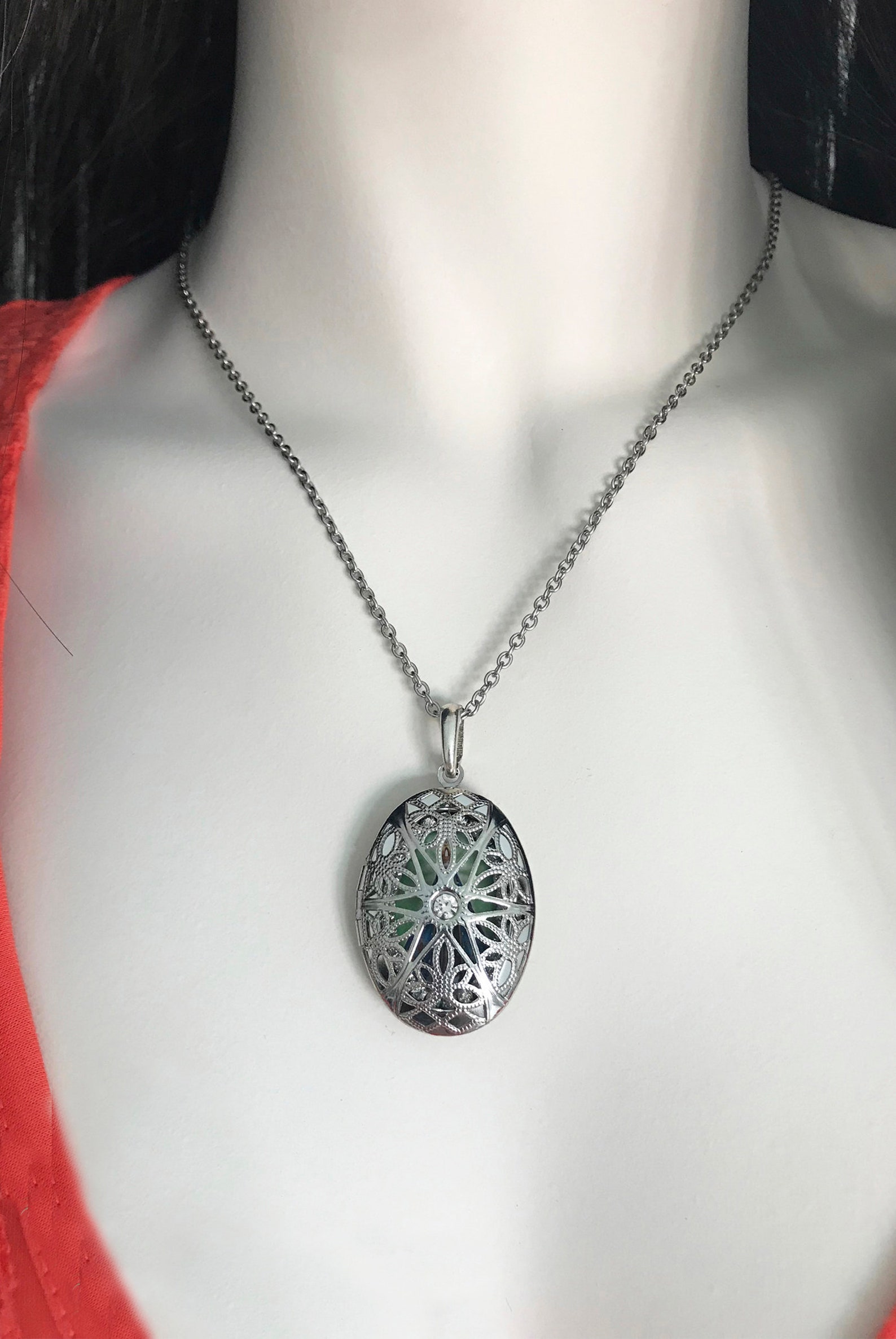 Jesus Christ Stainless Steel Locket Necklace | Etsy