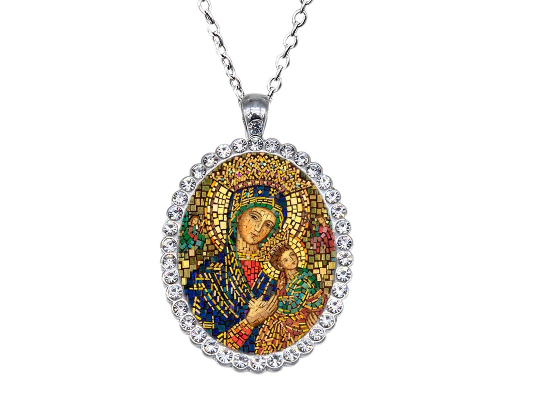 Our Lady of Perpetual Help Necklace Divine Protection and Maternal ...