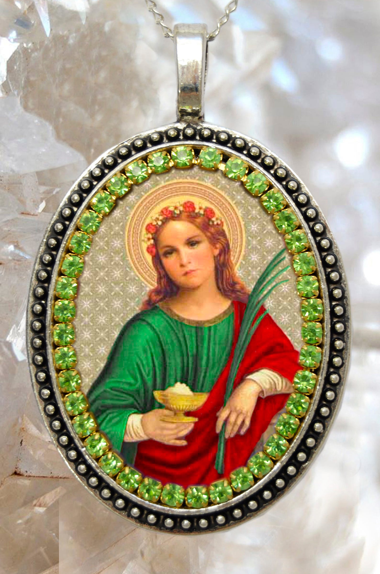 Saint Agatha of Sicily Patroness Against Breast Cancer Bell - Etsy UK