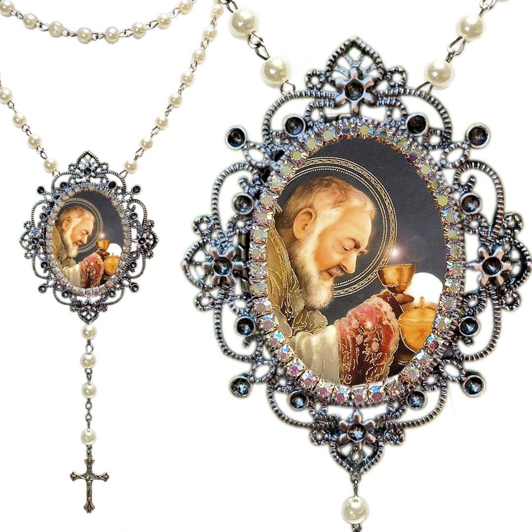 Saint Padre Pio Rosary; Patron Saint of Hope, Healing, Adolescents ...