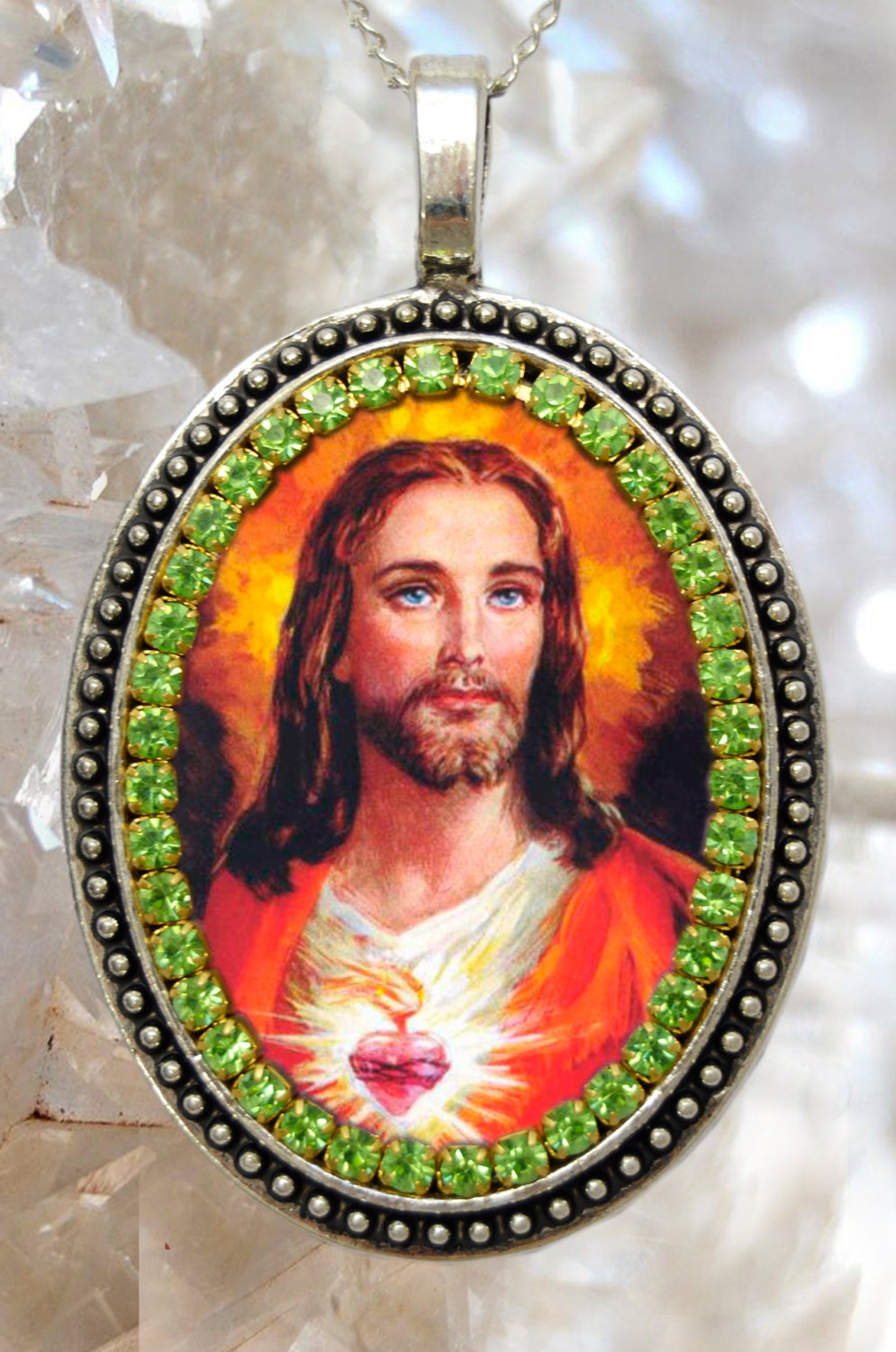 Jesus Christ Handmade Necklace Catholic Christian Religious Jewelry ...
