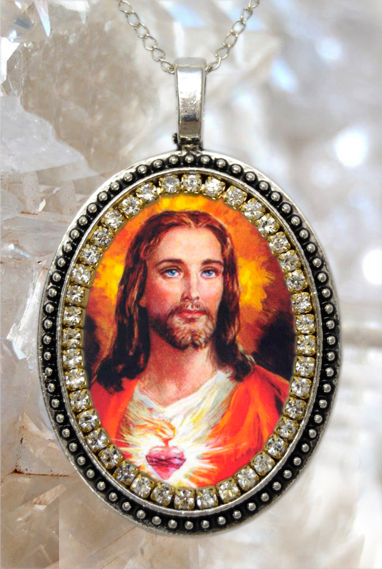 Jesus Christ Handmade Necklace Catholic Christian Religious - Etsy