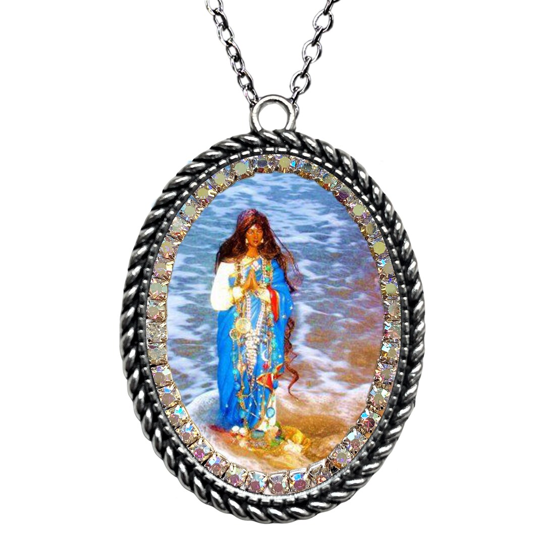 Saint Sarah Kali, Gipsies Necklace, Romani Charm, Saint Sarah Kali ...