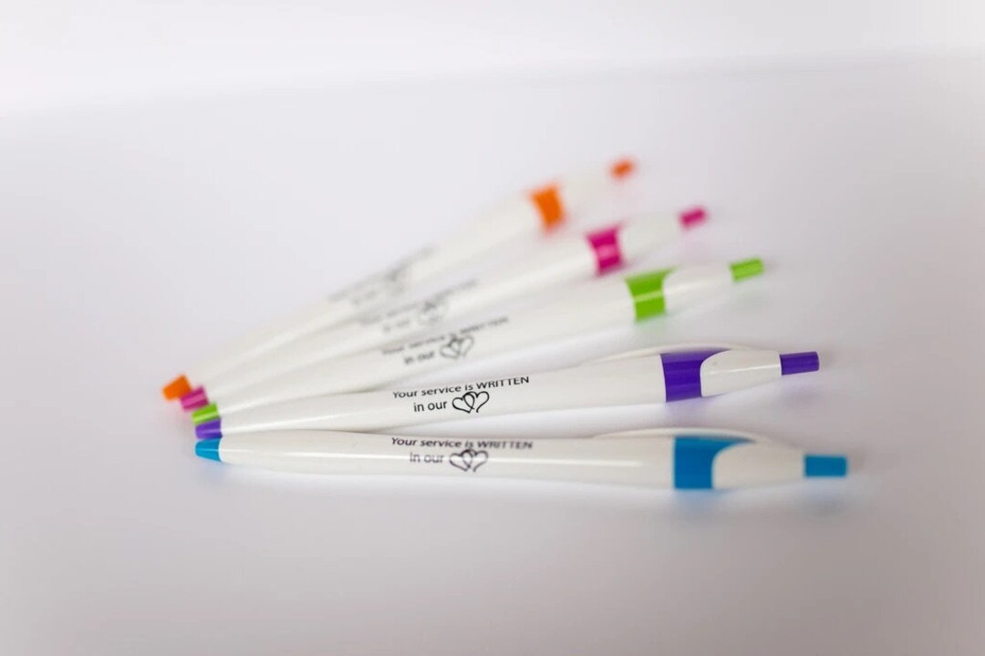 TEN Teacher Appreciation PENS 10 Hearts - Etsy