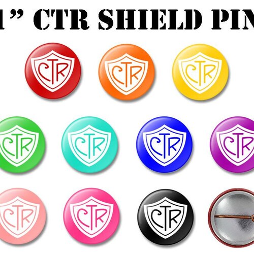TEN CTR SHIELD Buttons Primary choose the Right - Etsy