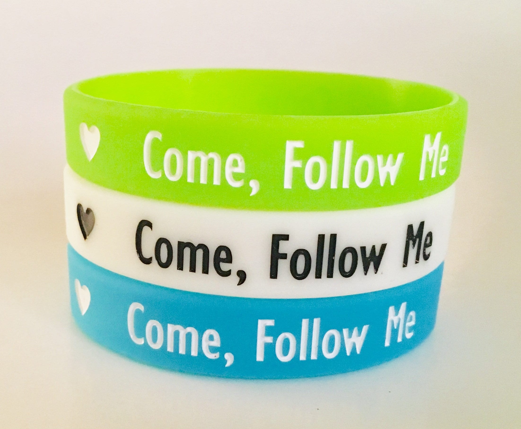 Ten ADULT come Follow Me Primary Wristbands - Etsy