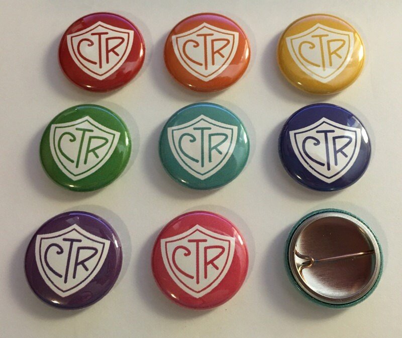 TEN CTR SHIELD Buttons Primary choose the Right - Etsy
