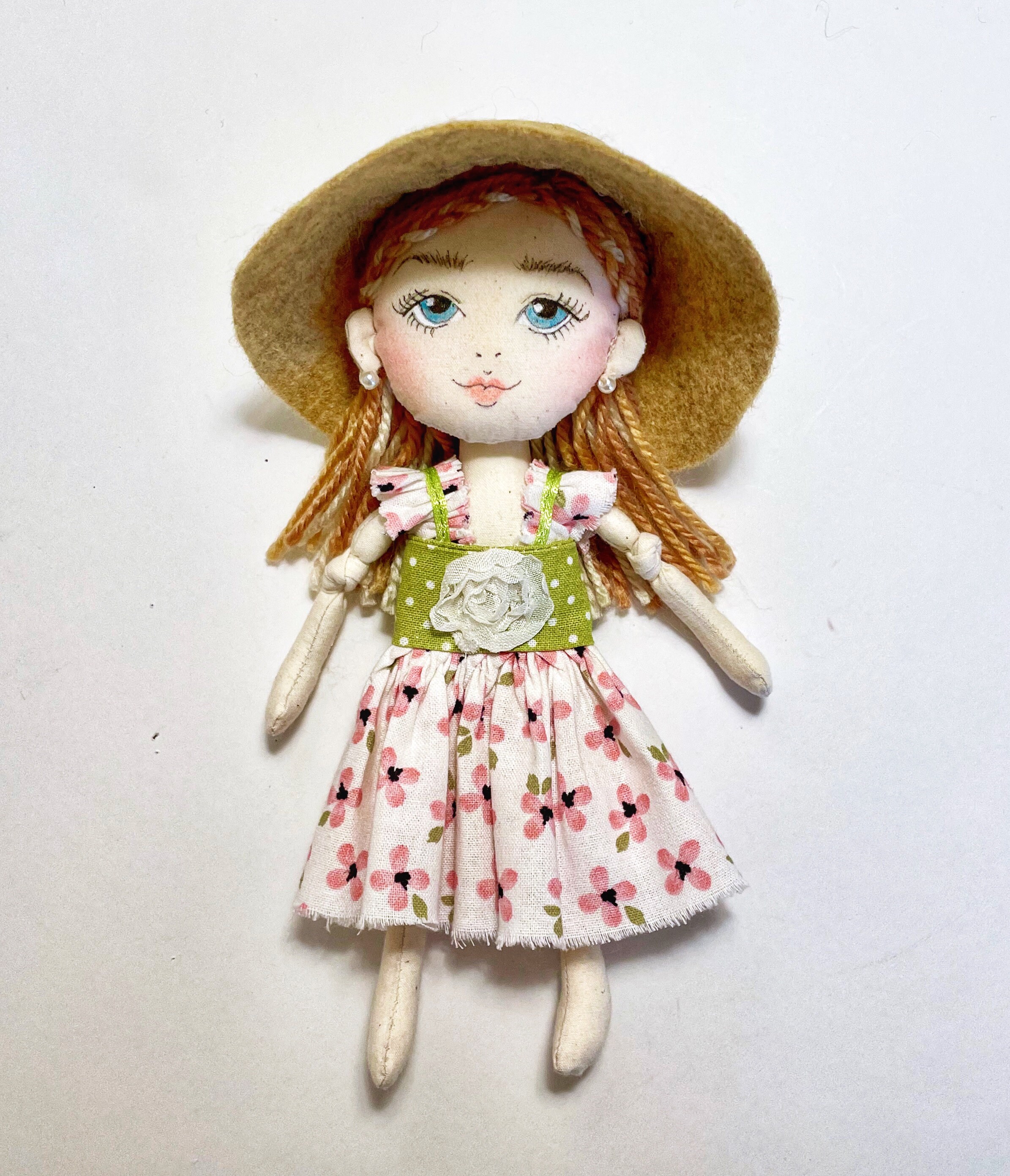 Handmade Pocket Doll. Mini Pocket Doll Lil' Buttercup - Etsy