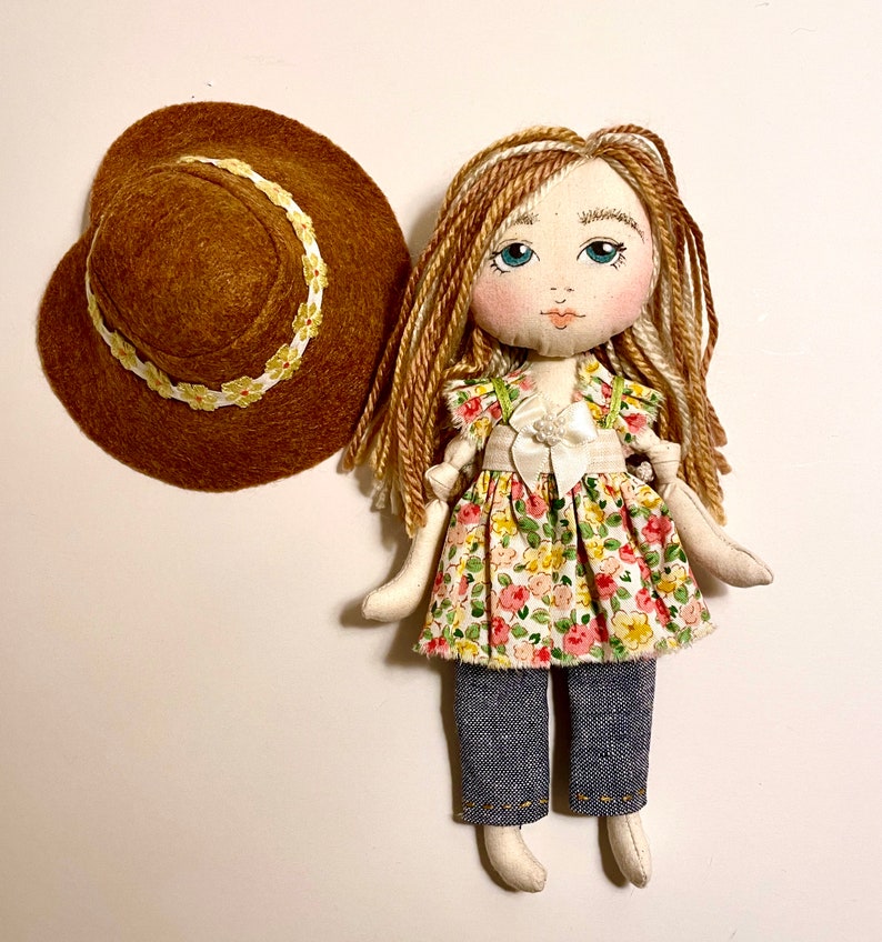 Handmade Pocket Doll. Mini Pocket Doll. Lil' Buttercup Doll. Mini Doll ...