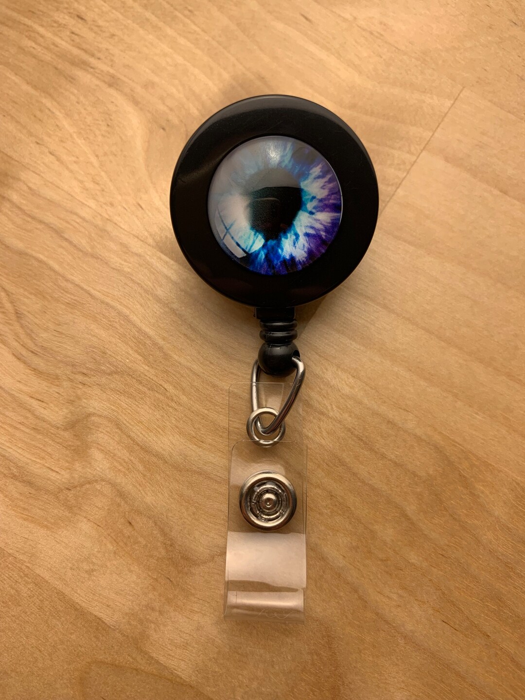Asteroid Hyalosis - Retractable Eye Badge Reel - Etsy