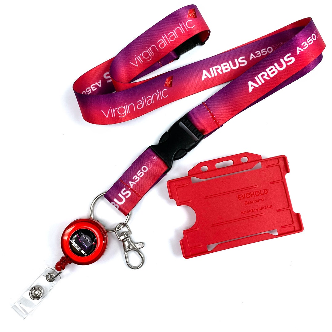 Virgin A350 Lanyard Set - Etsy