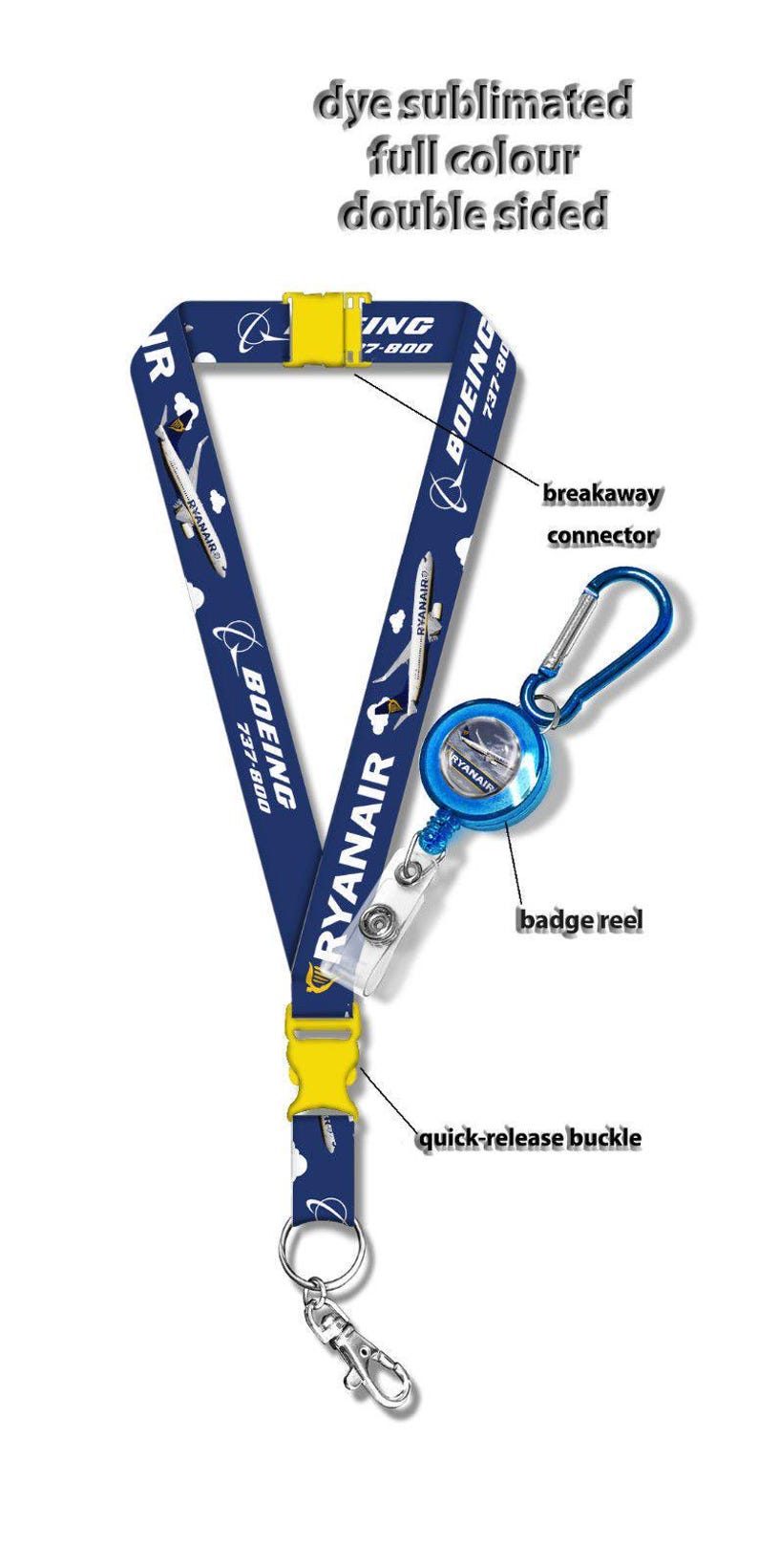 Ryanair B737-800 Lanyard - Etsy