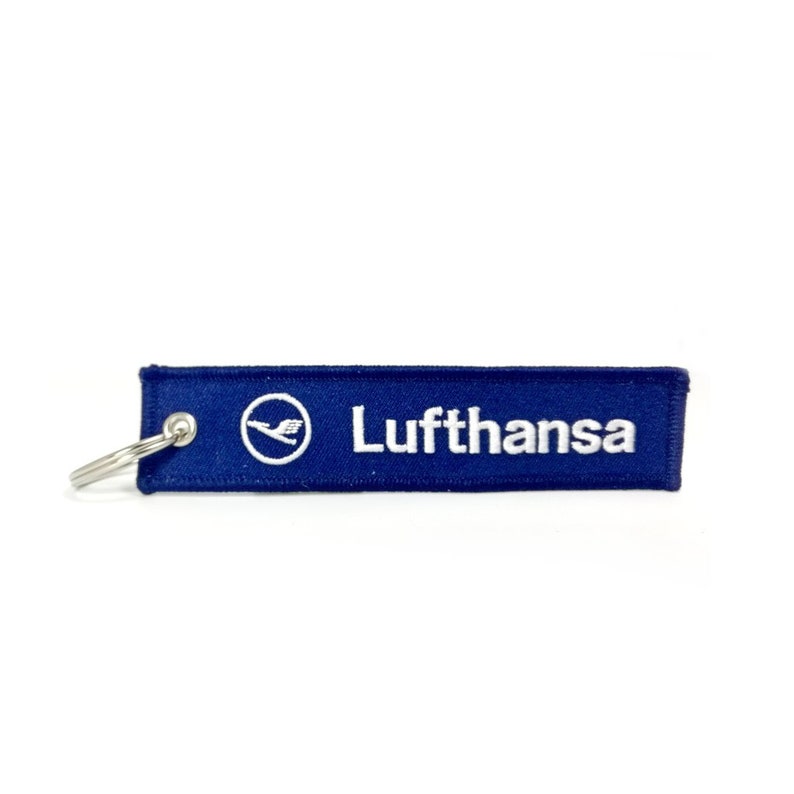 Lufthansa Airlines Crew Base Embroidered Tag - Etsy