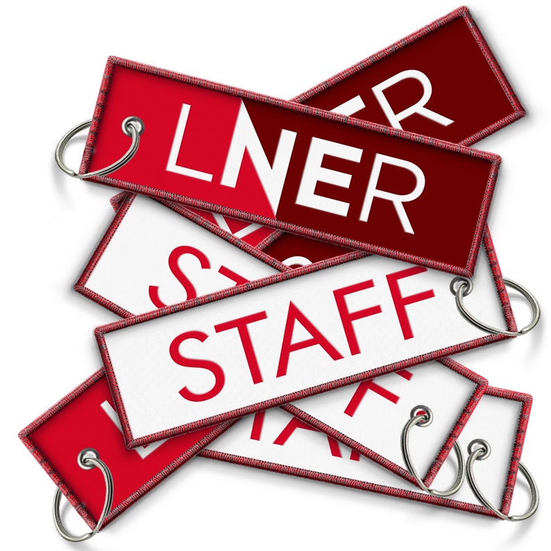 LNER Staff Embroidered Keyring - Etsy UK
