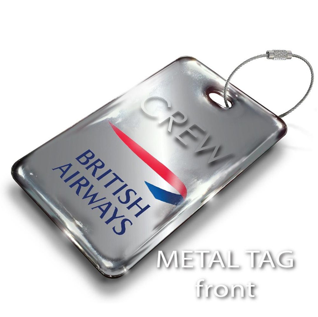 British Airways Logo Crew Luggage Tag - Etsy
