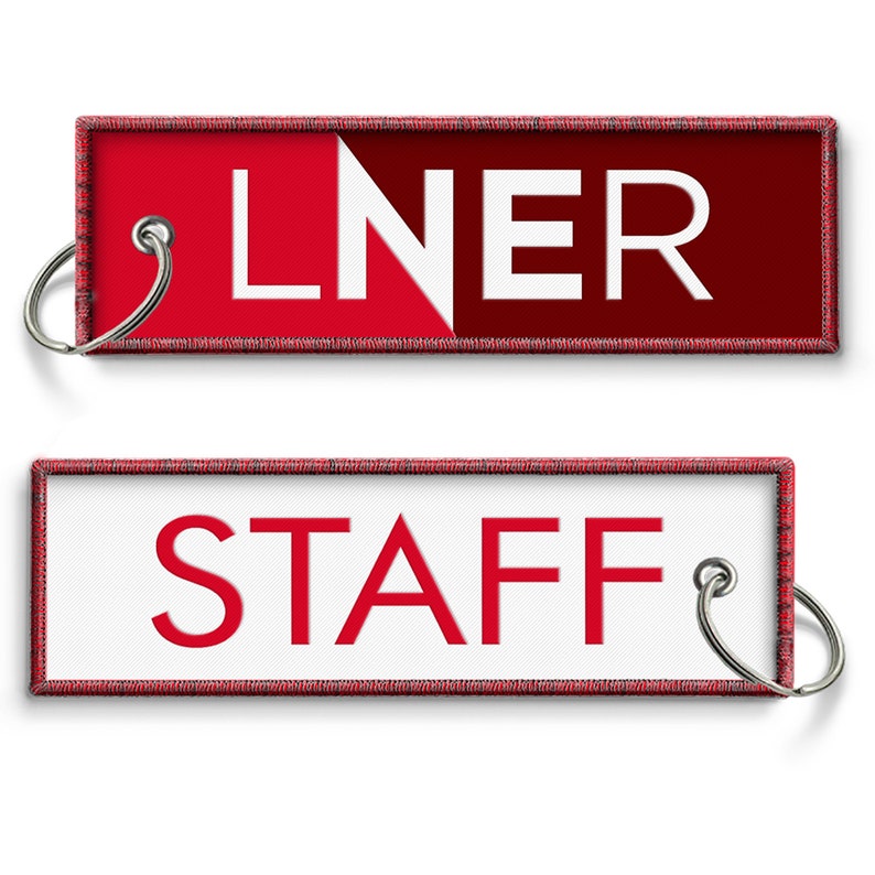LNER Staff Embroidered Keyring - Etsy UK