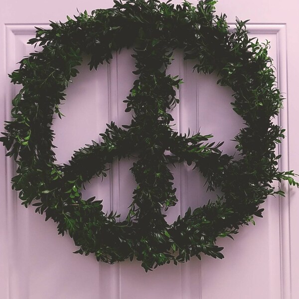 Peace Wreath - Etsy