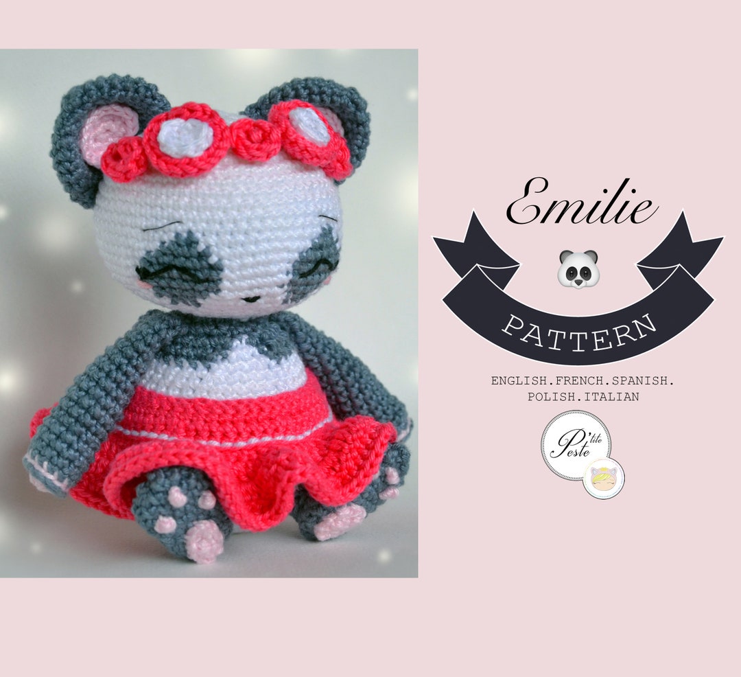 Crochet Pattern EMILIE Panda Amigurumi Child - Etsy