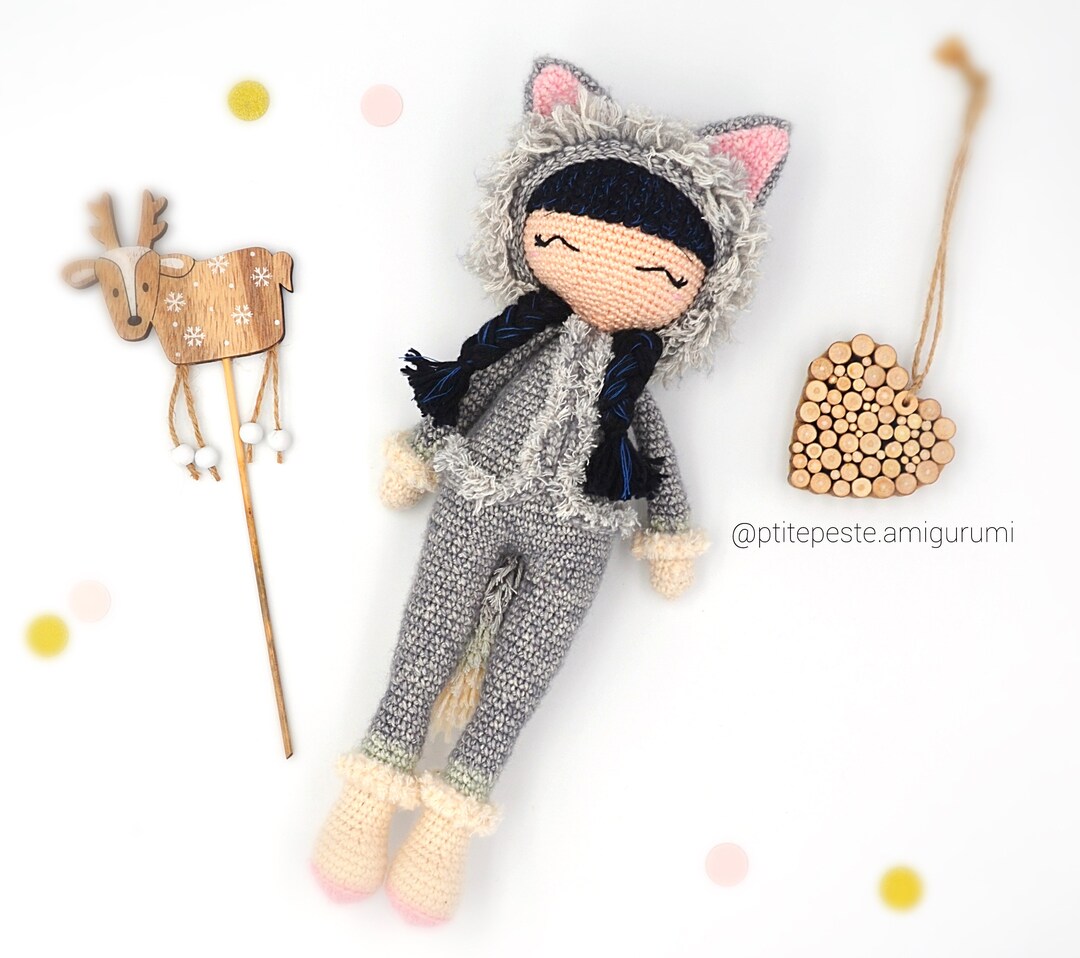 Crochet Pattern CONSTANCE Wolf Amigurumi Child - Etsy