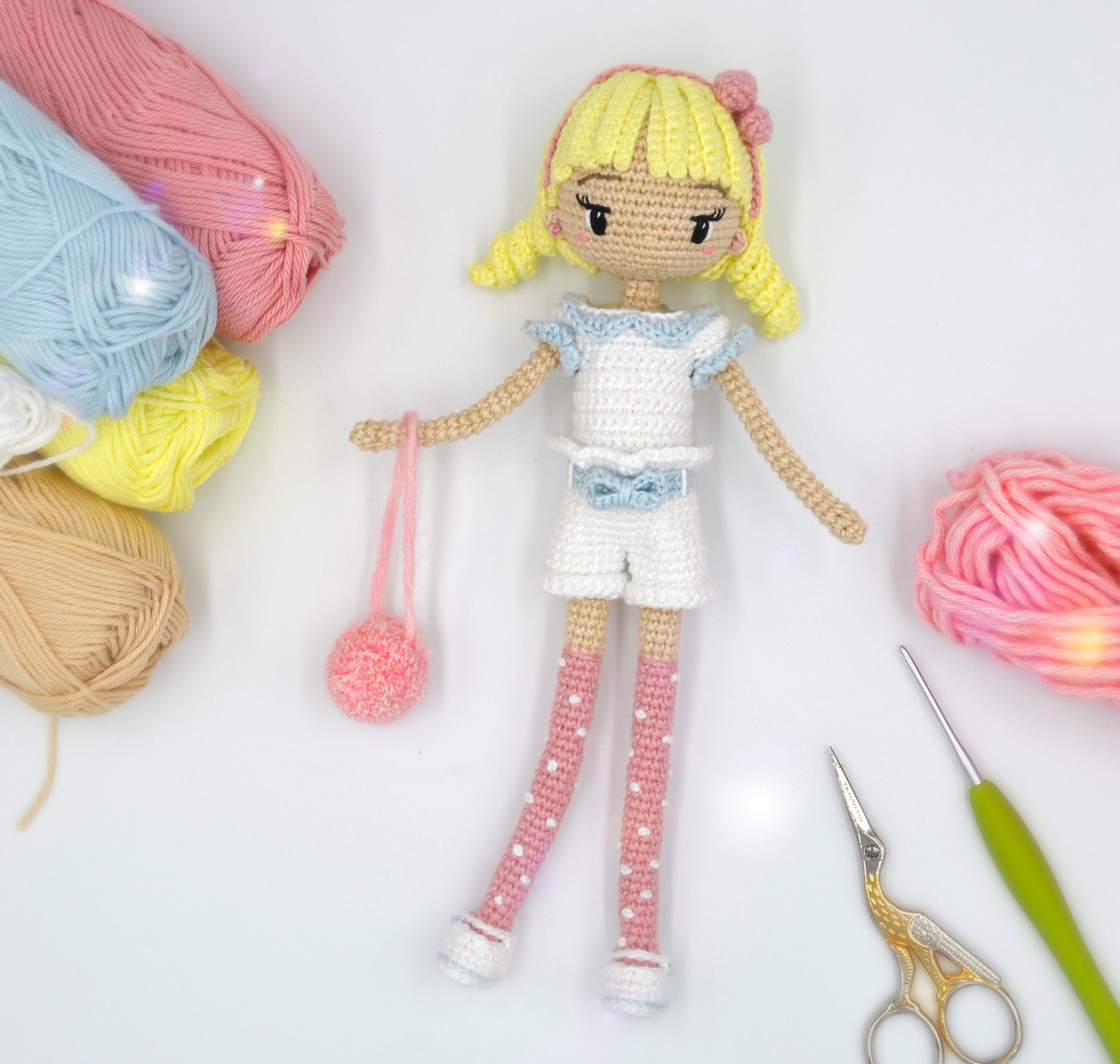 Crochet Pattern ANNABELLE Amigurumi Child | Etsy