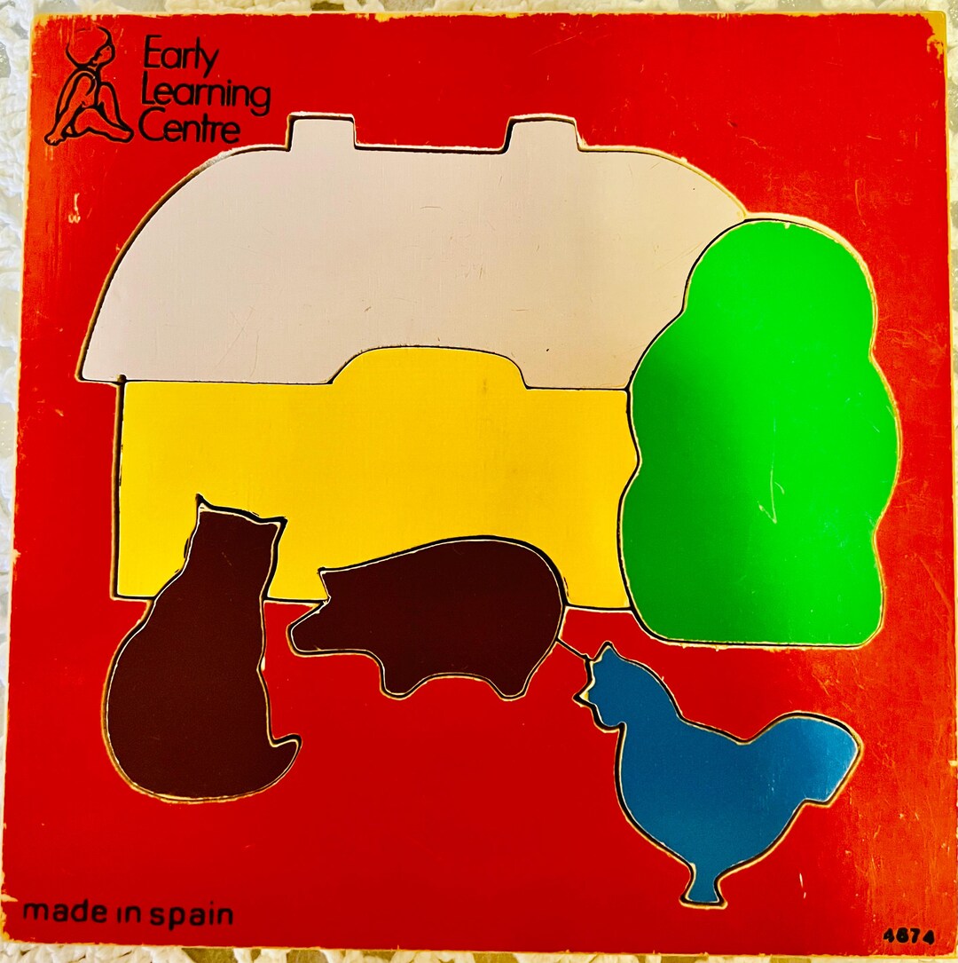 Vintage ELC Wooden Farm Puzzle – Early Learning Centre Inset Puzzle - Etsy