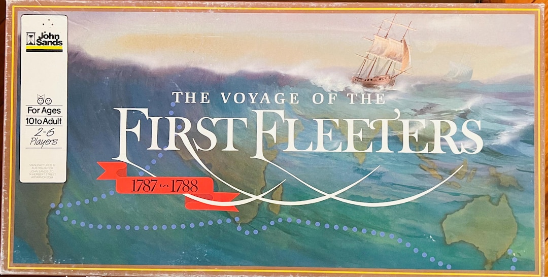 Vintage First Fleet Board Game: 1986 John Sands Australian Historical ...