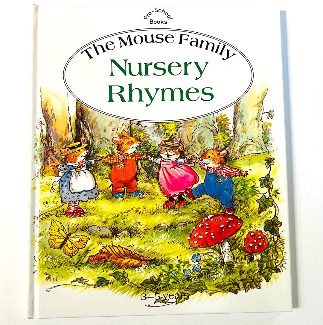 Vintage Mouse Family Nursery Rhymes Book - Brimax Newmarket England ...