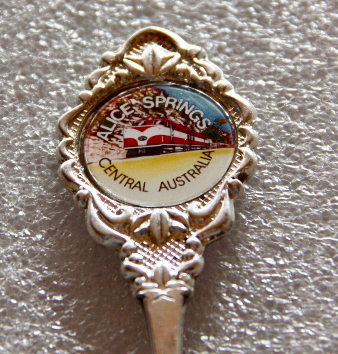 Alice Springs Vintage Train Spoon Australian Souvenir Vintage Spoon ...