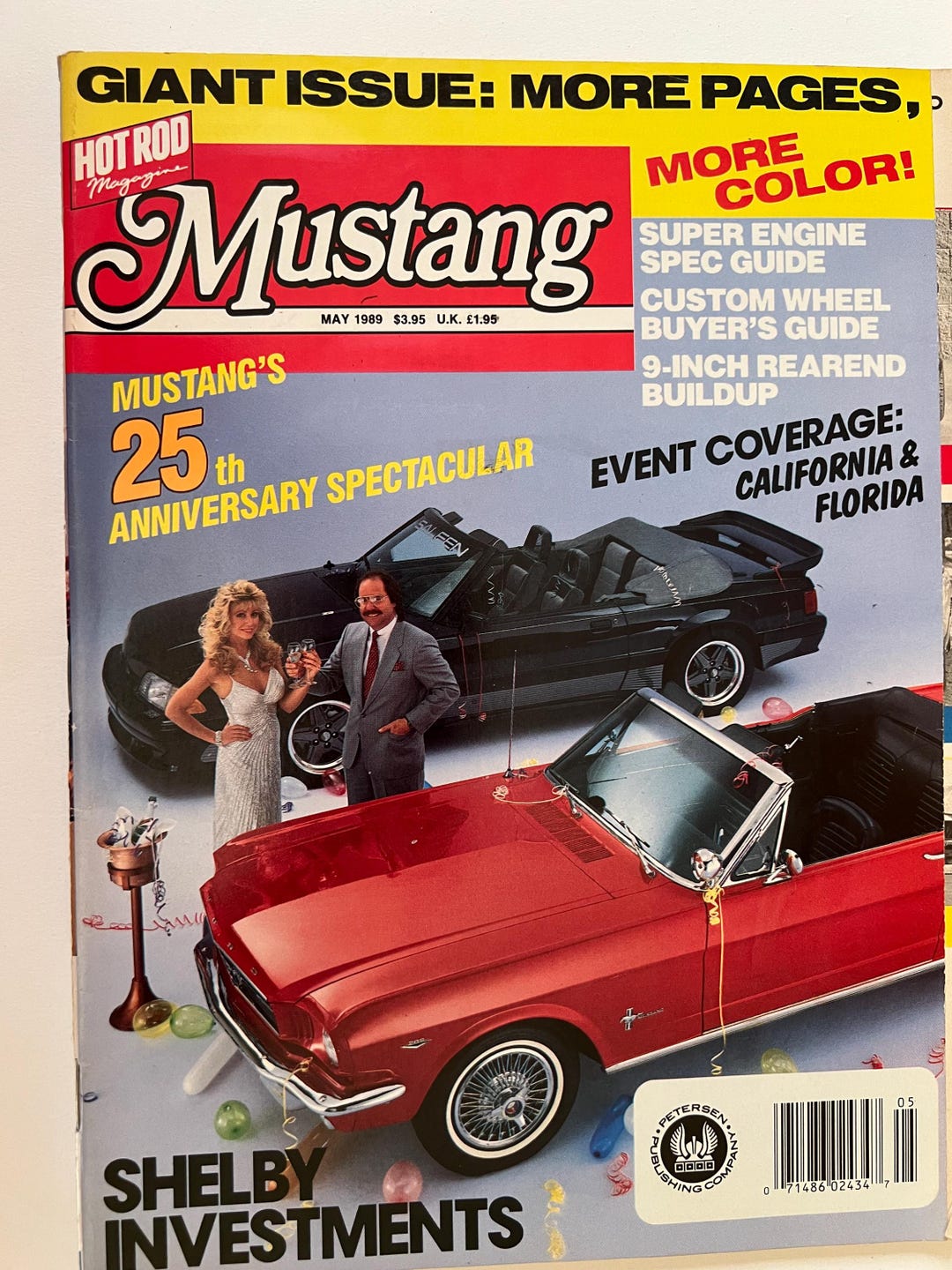 Vintage Mustang Magazine Hot Rod Mustang May 1989 Vintage Car Magazine ...