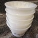 Termocrisa Milk Glass Bowls Set of 5 Glass Bowls Custard Bowls Jelly ...