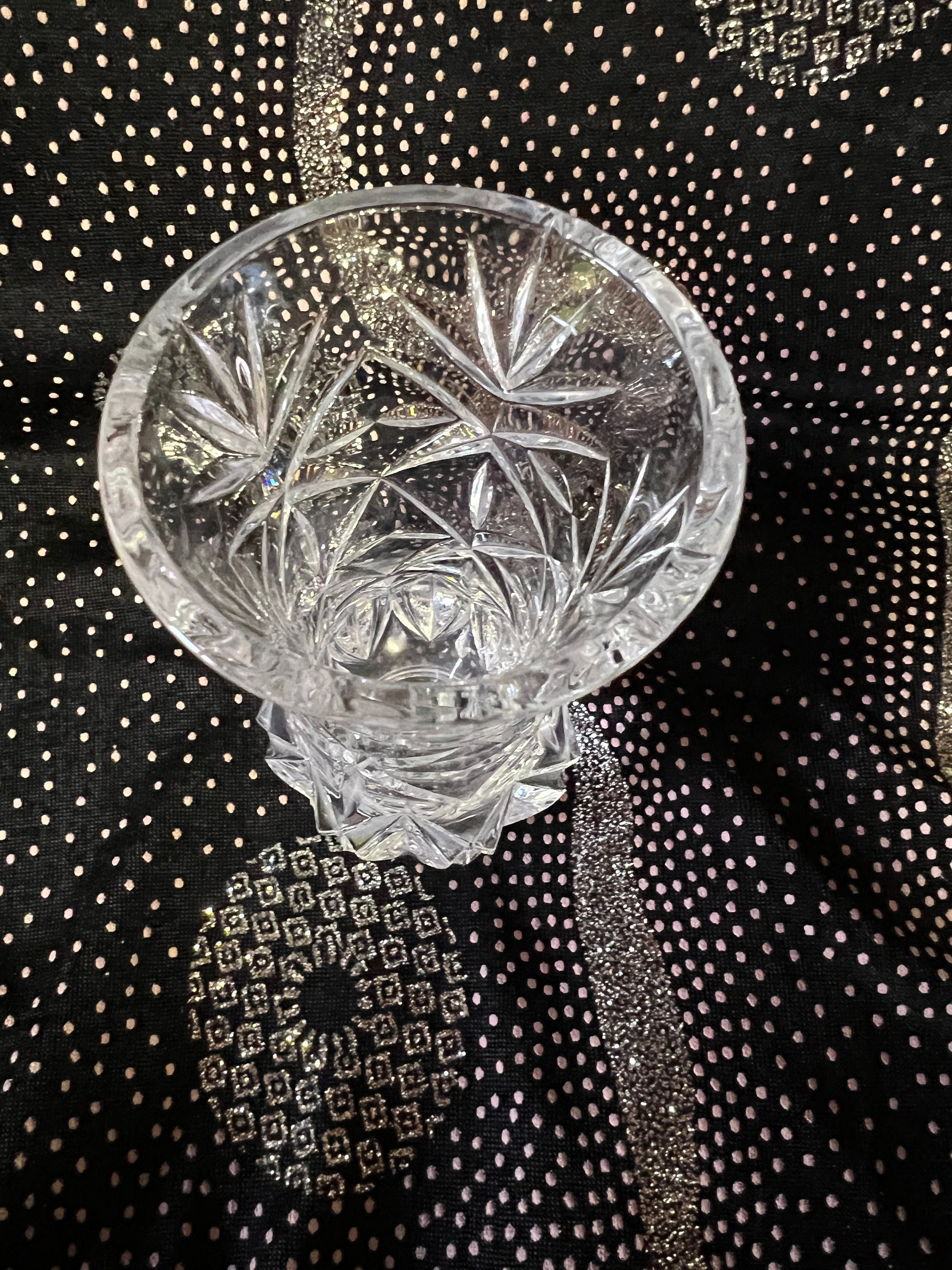 Crystal Vase Cut Crystal Vase Bohemian Crystal Vase 11.5 Cm Single Bud ...