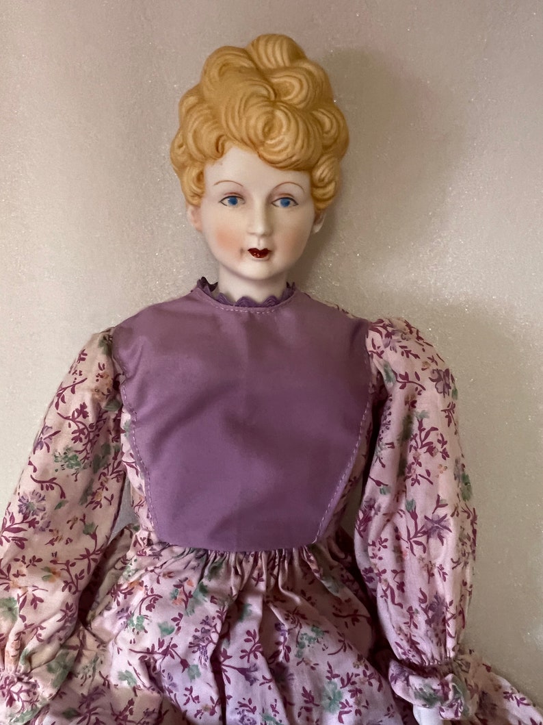 Porcelain Bisque Doll by Shackman Made in Japan 50 Cm Doll Layered ...