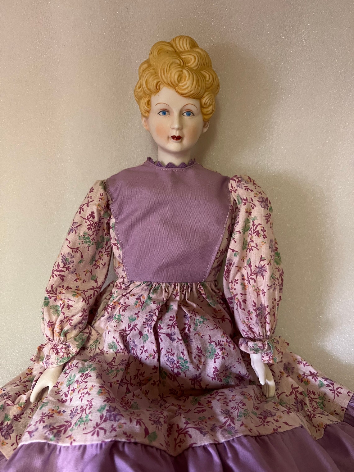 Porcelain Bisque Doll by Shackman Made in Japan 50 Cm Doll Layered ...