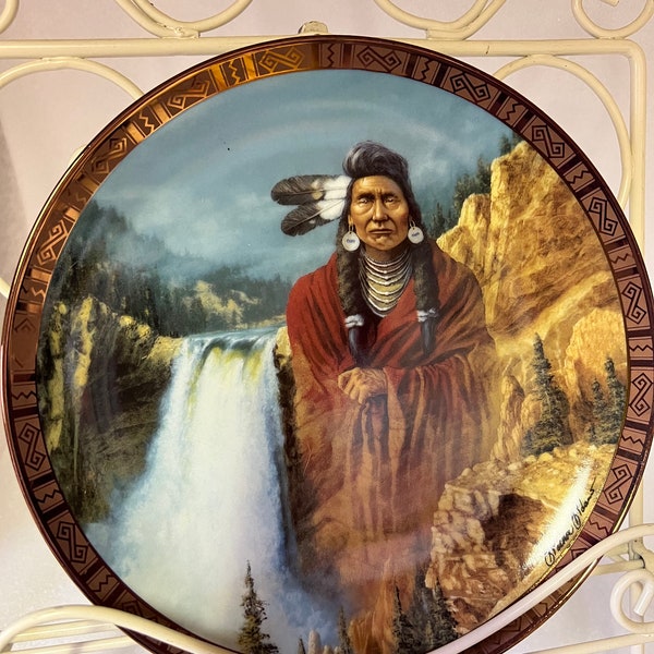 Indian Collector Plate - Etsy