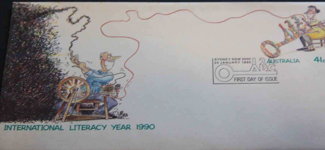 International Literacy Year 1990 First Day Issue January 25th 1990 Post ...