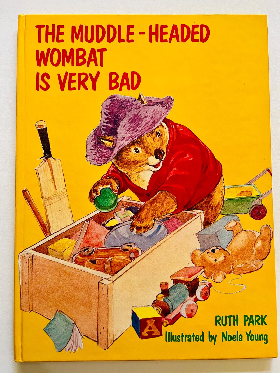 The Muddle - Headed Wombat is Very Bad Large Hard Cover Vintage ...