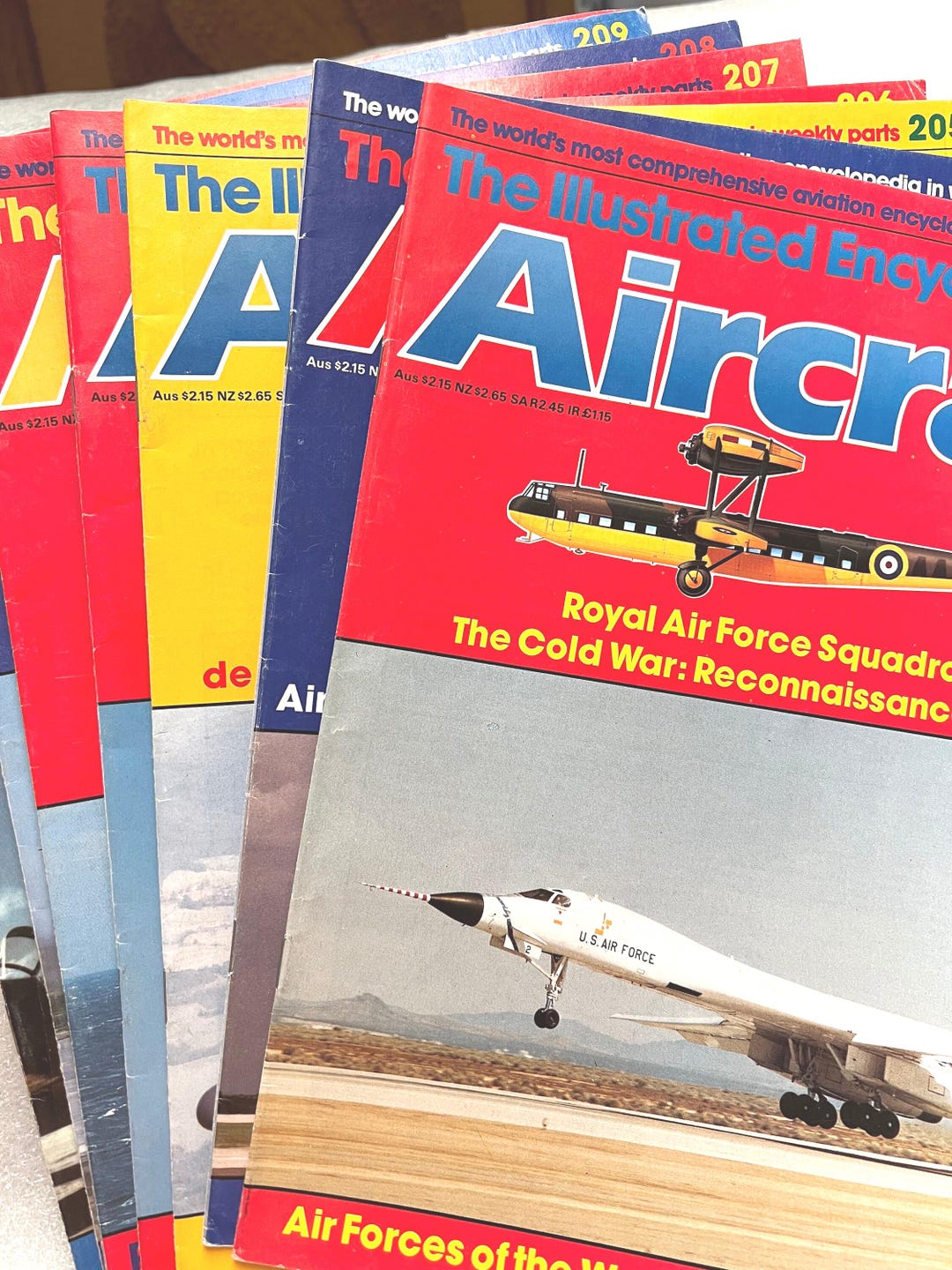 Vintage Aviation Magazine Bundle the Illustrated Encyclopaedia of ...