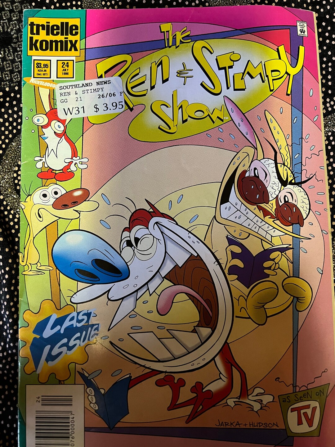 The Ren and Stimpy Show Comic Book July 1996 No 24 Trielle Komix Vintage Ren and Stimpy Magazine ...