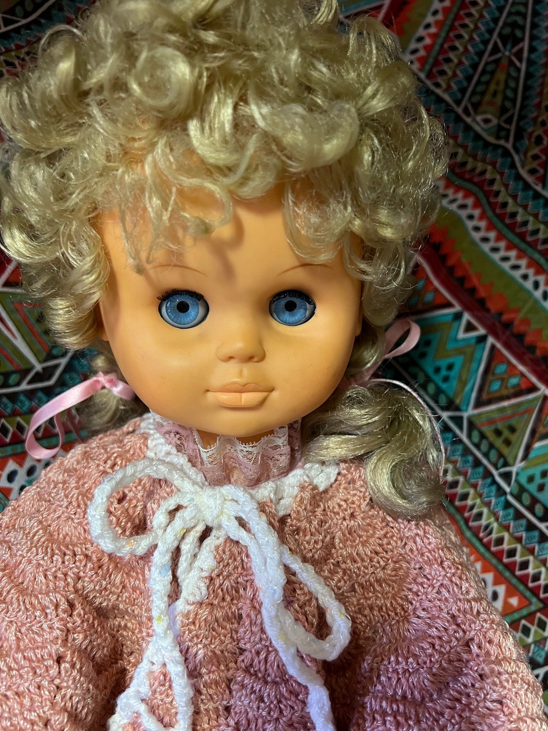 Doll 2 Ft Vintage Doll 60 Cm Doll Hong Kong Tall Vintage Doll 60's ...