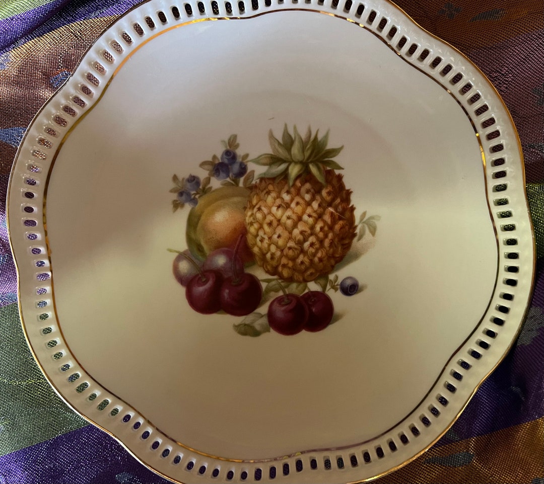 Schumann Germany Porcelain Fruit Plate Collectible Plate Vgc 18cm ...