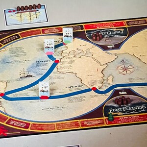 Vintage First Fleet Board Game: 1986 John Sands Australian Historical ...