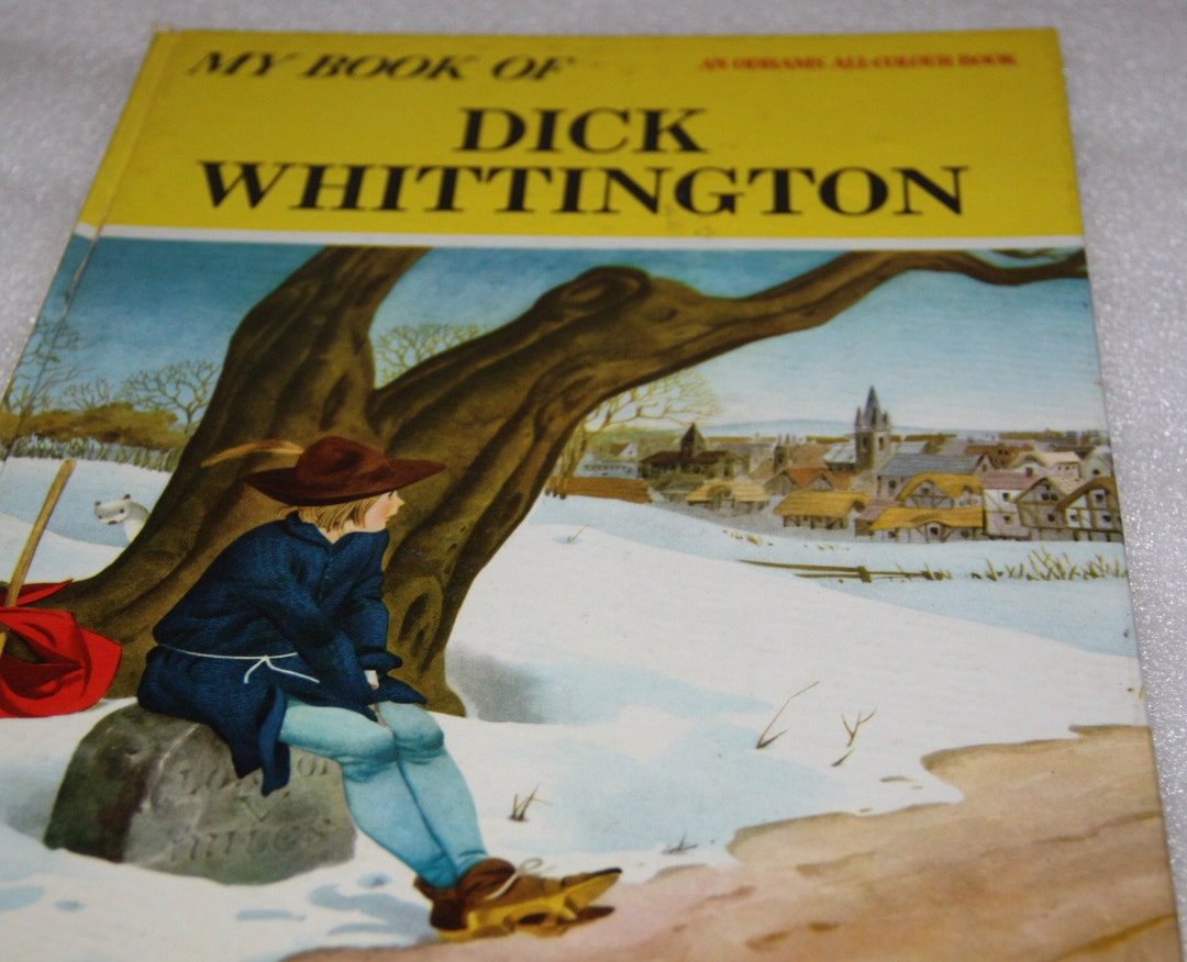 1965 Dick Whittington Large Hard Cover Vintage Children's Book Vintage ...